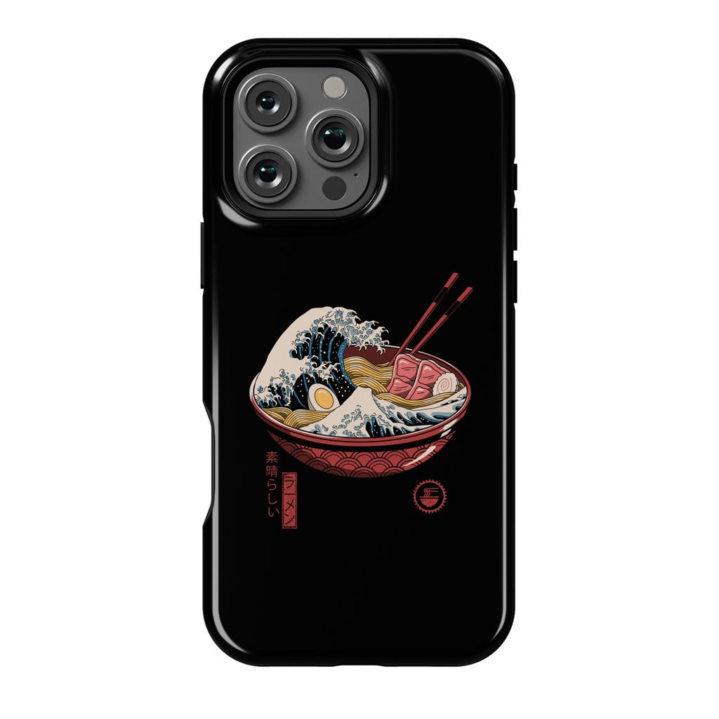 Great Ramen Wave Noodle Art Tough Case for iPhone 11 to 17 Series ...