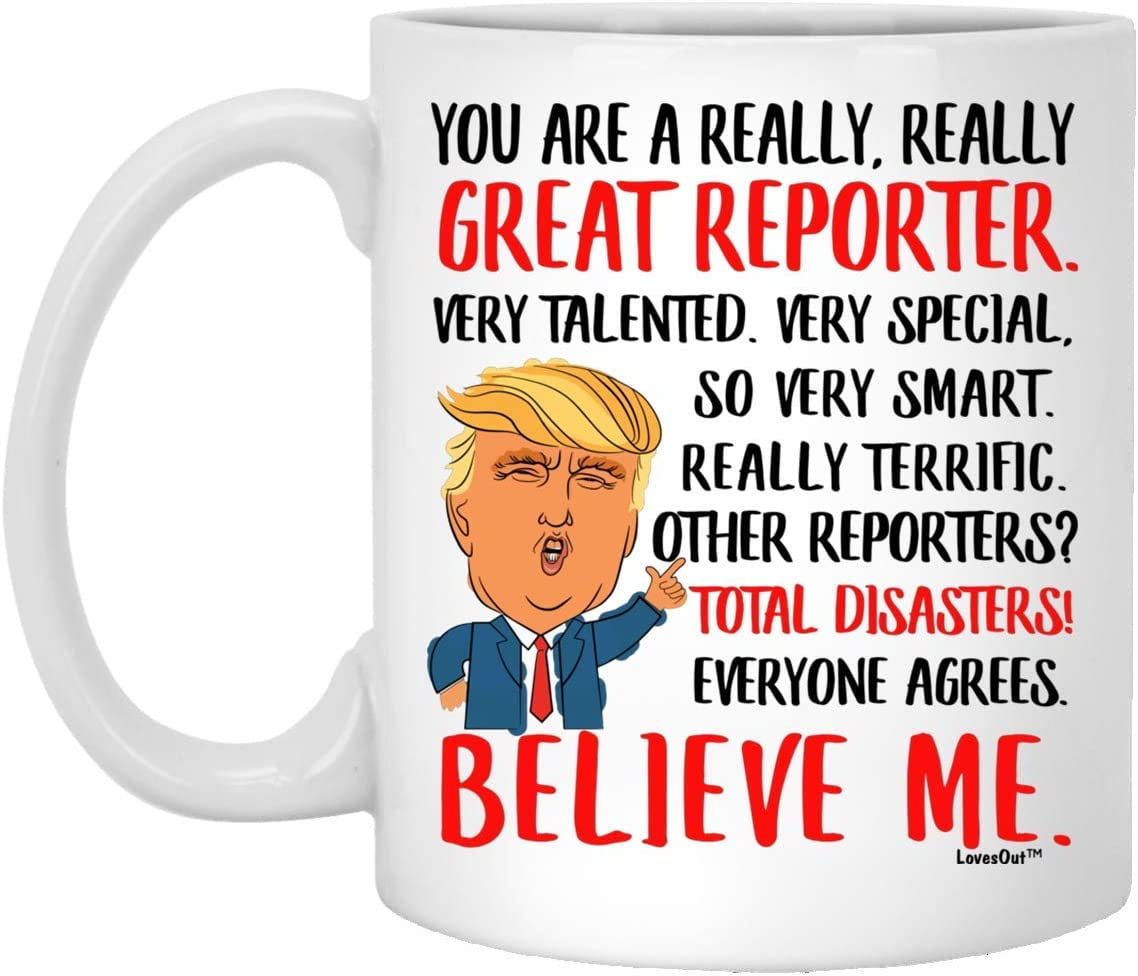Great Reporter Gifts For Birthday Ideas Funny Mugs For Coworkers Coffee ...