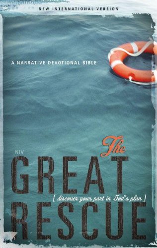 Pre-Owned NIV, Great Rescue Bible, Hardcover: Discover Your Part in God ...