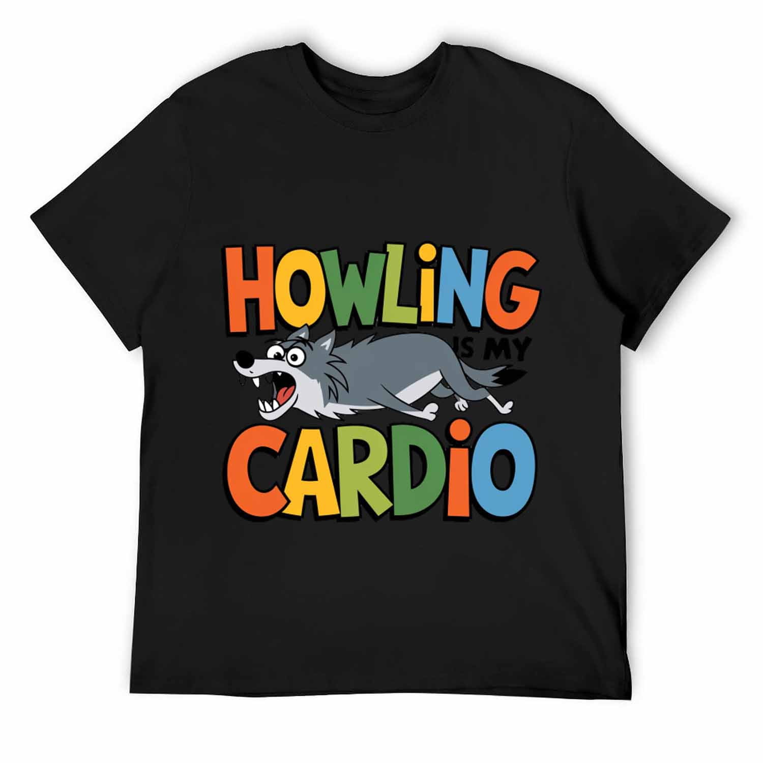 Great Retro Ham Howling Is My Cardio Costume Fast Food Lovers Sweatshirt - Walmart.com