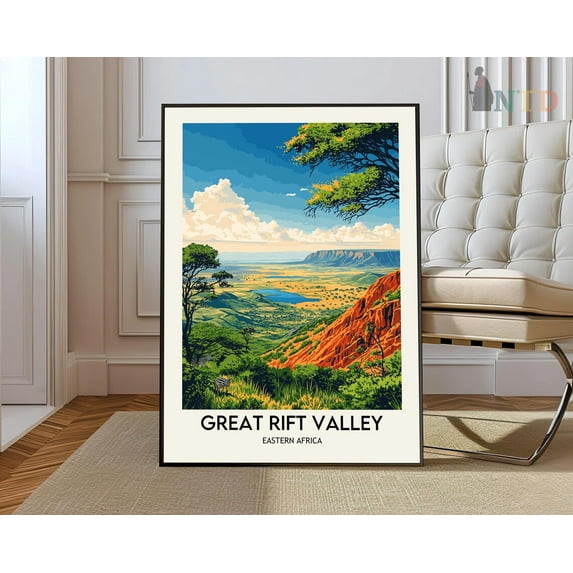 Great Rift Valley Print, Great Rift Valley Wall Art, Great Rift Valley ...