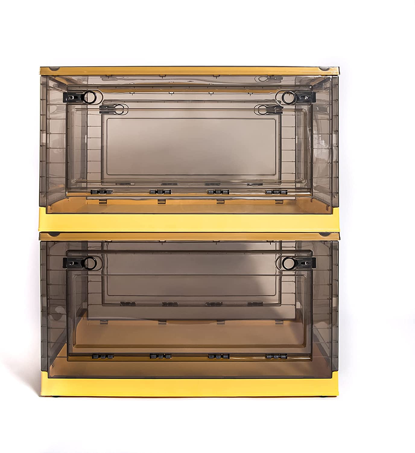 Great Sale 2 packs X-LARGE Storage Bins Side Opening, Stackable Lid ...