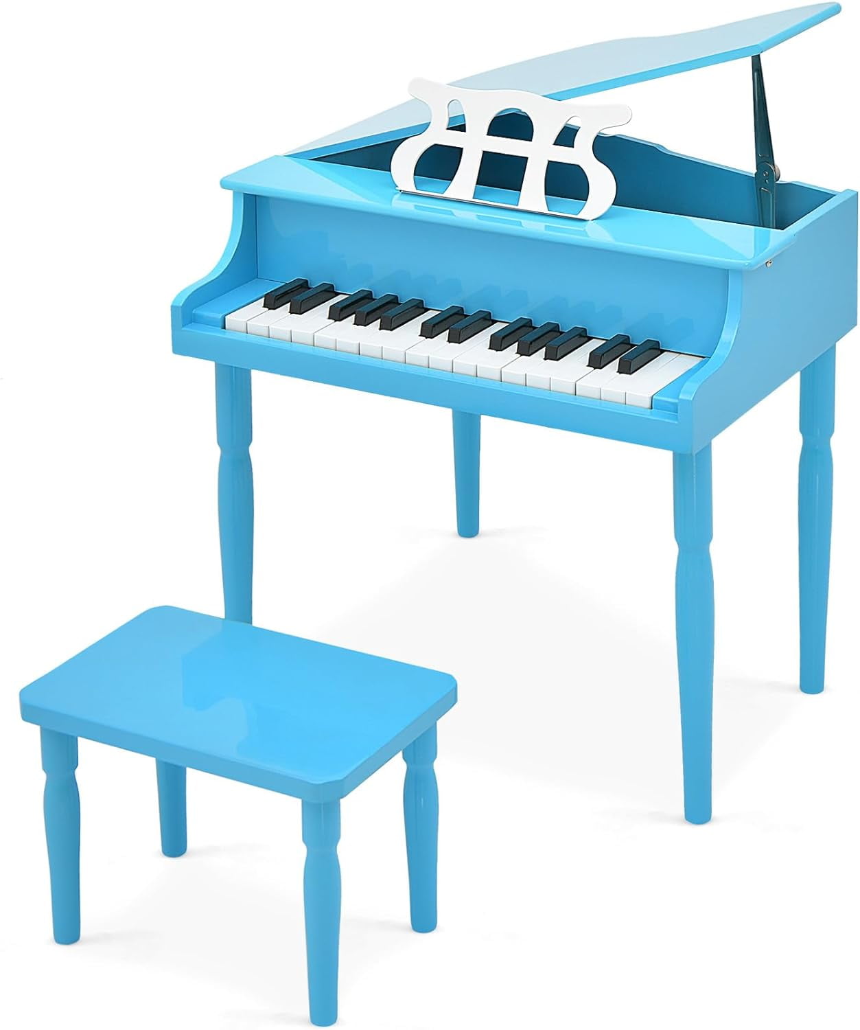 Great Sale 30-Key Classical Kids Piano, Mini Grand Piano Wooden Learn ...