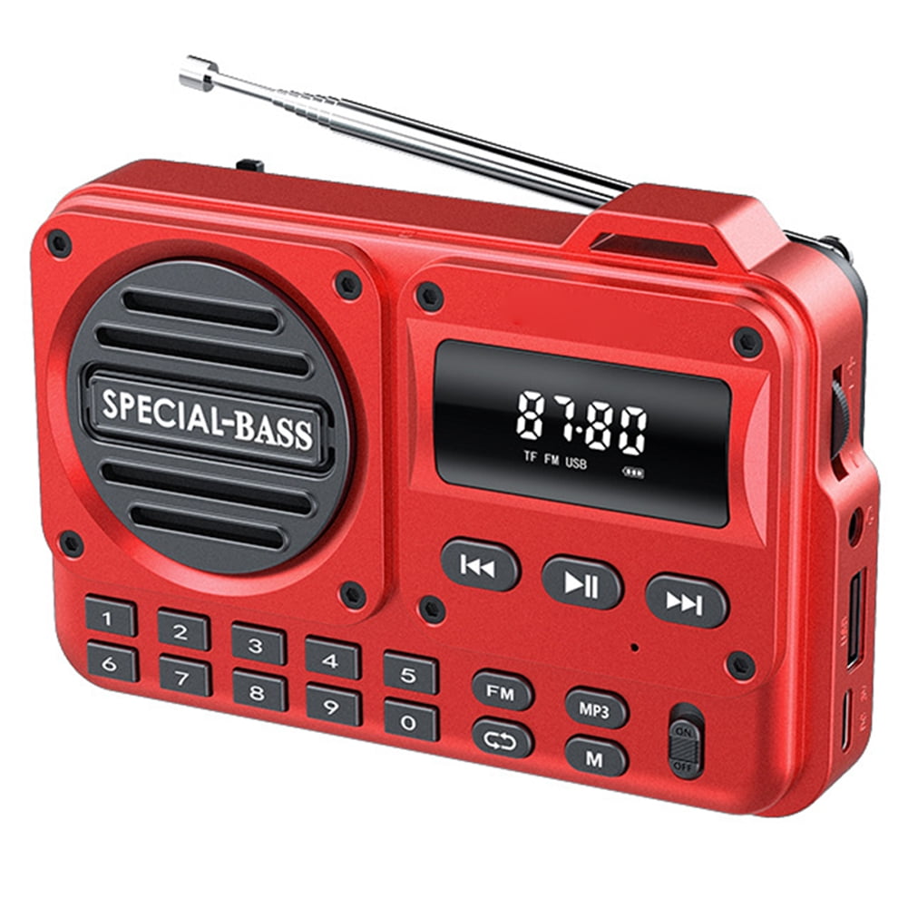 Great Sale! Am/Fm Radio Bluetooth-Compatible/Tf Mini Transistor Radio ...
