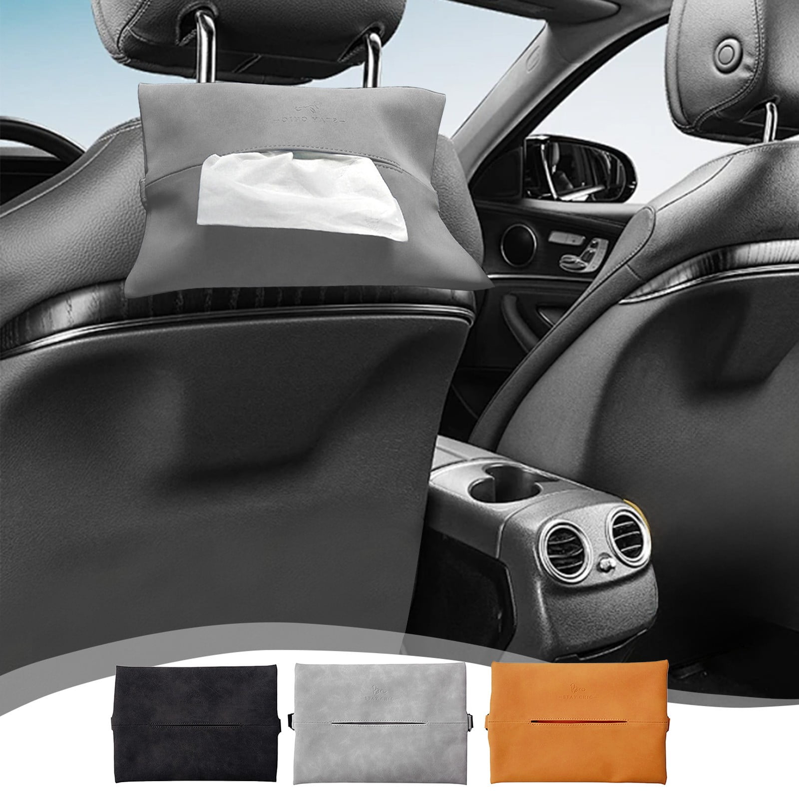 Great Sale, Car Paper Fleece Leather Tissue Box, Household Tissue ...