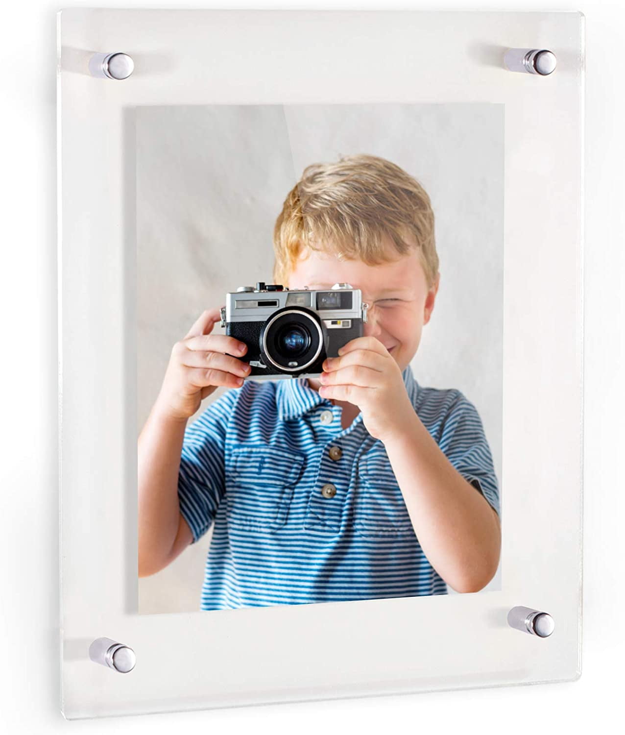 Great Sale Floating Acrylic Frame for Pictures Up to 12x18 inches (Full ...