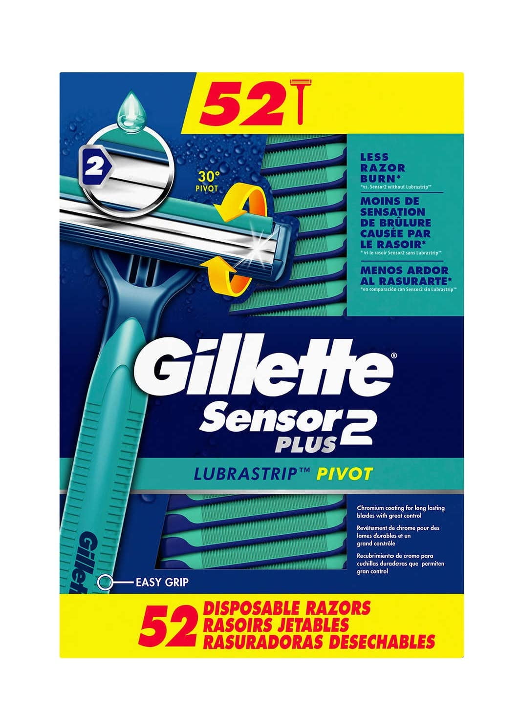 Great Sale Sensor2 Plus Disposable Razor (52 Pack) - Walmart.com