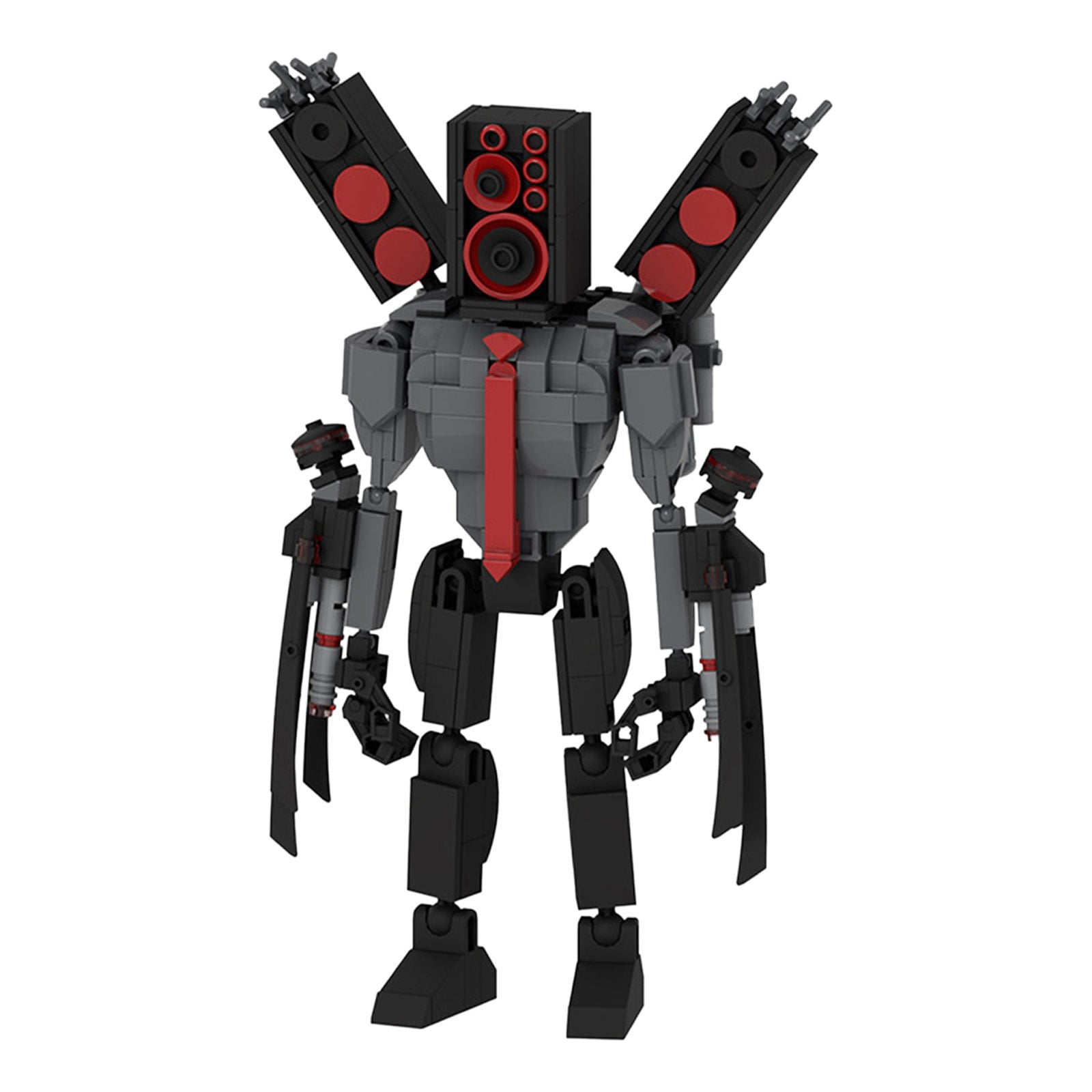 Great Sale Skibid Toilet Building Audio Man Toilet Man Game Toy Figures ...