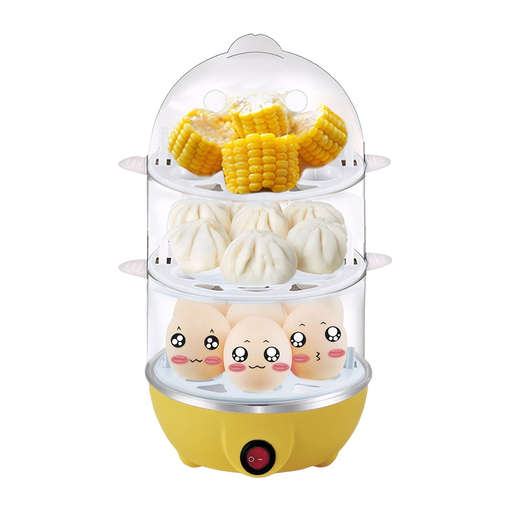Great Sale! Yiaieng 110V/220V Electric Egg Boiler 3-Layer Automatic ...