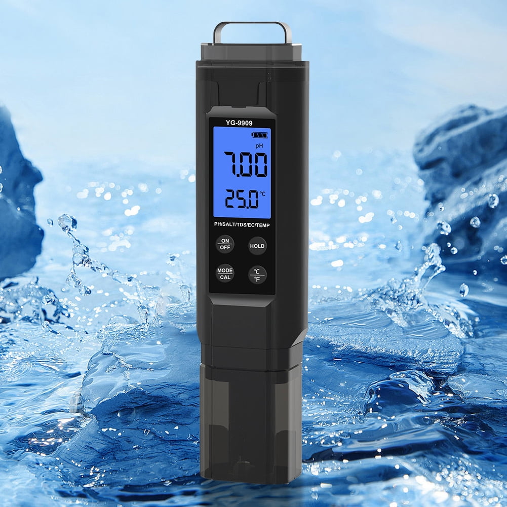 Great Sale! Yiaieng 5 In 1 Digital Water Quality Tester Pen Salinity ...