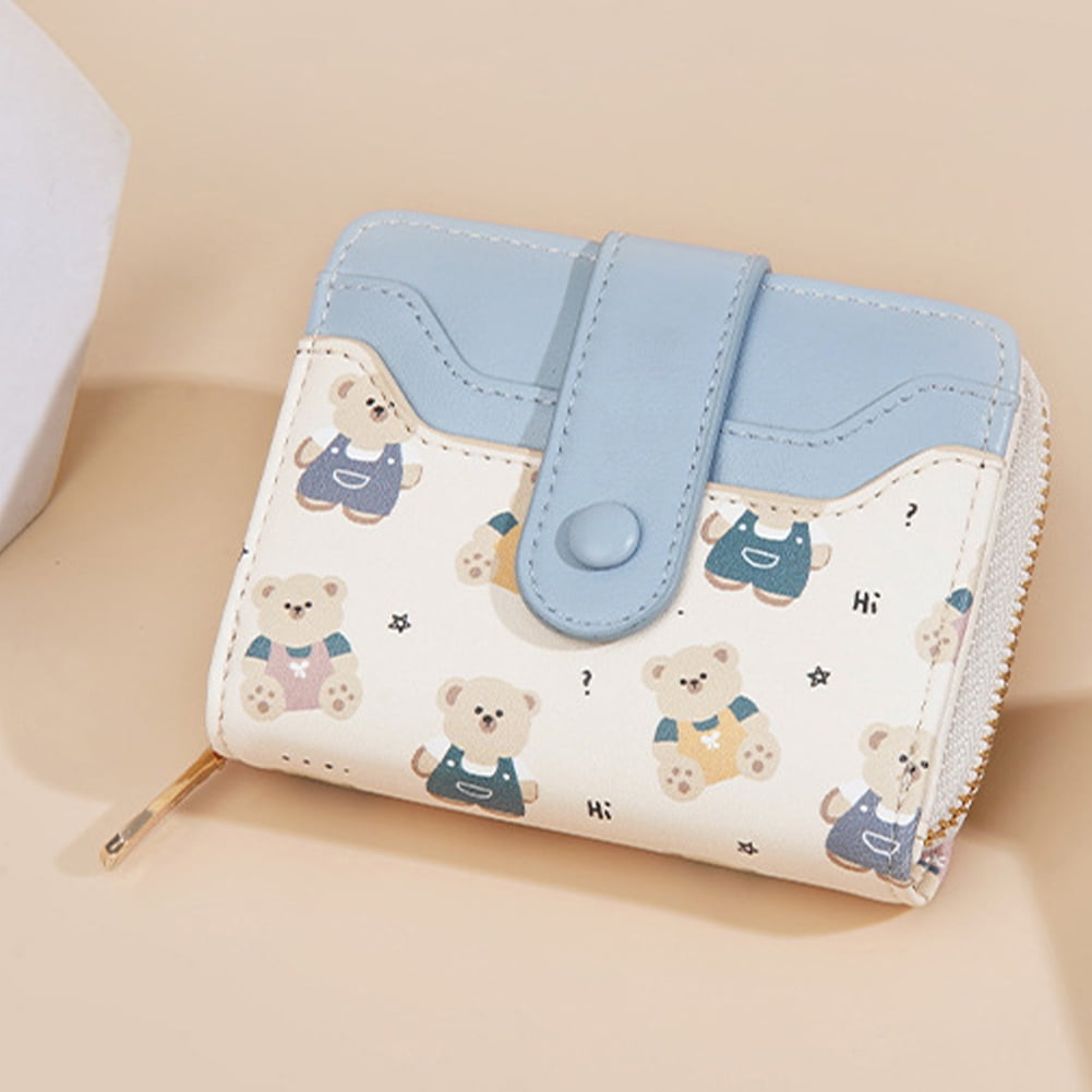 Great Sale! Yiaieng Cute Bear Bifold Wallet Pu Leather Credit Card ...
