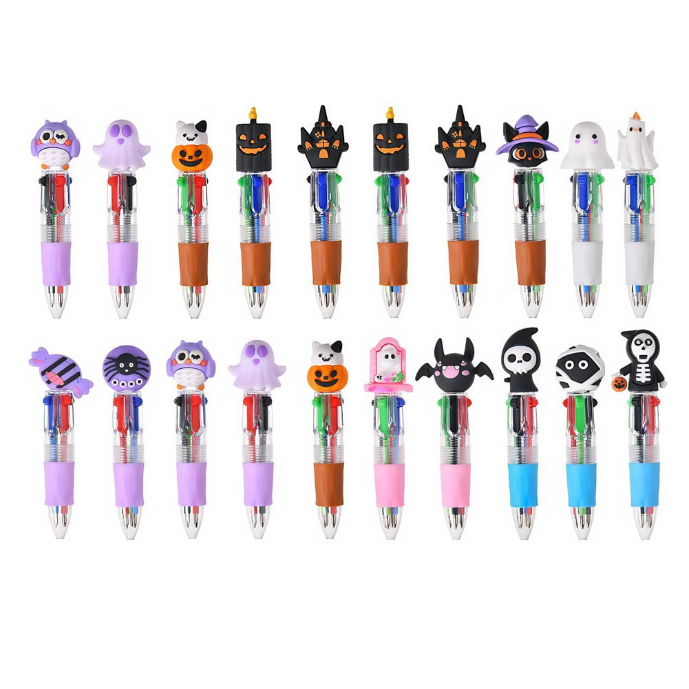 Great Sale! Yiaieng Halloween Pens Mini Multicolor Pens In One ...