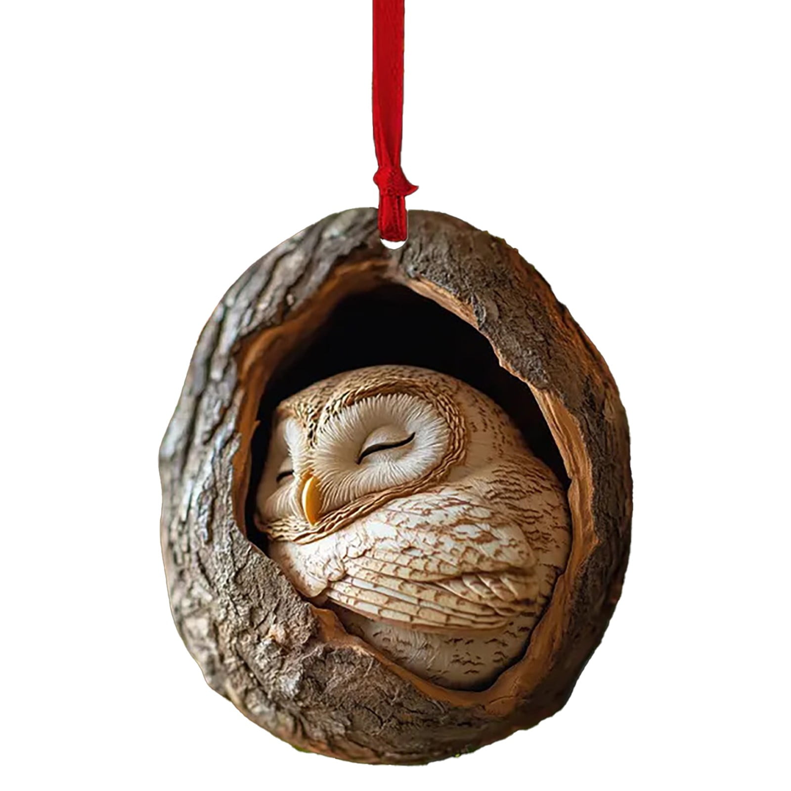 Great Sales!Animal Christmas Decorations Cute Owl and Raccoon Christmas ...