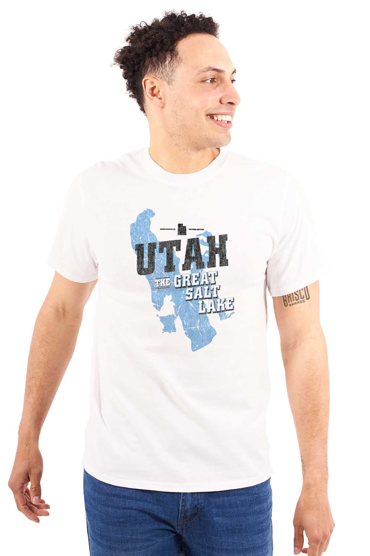 Great Salt Lake Utah State Pride Unisex Plus Size Graphic Tee Brisco ...