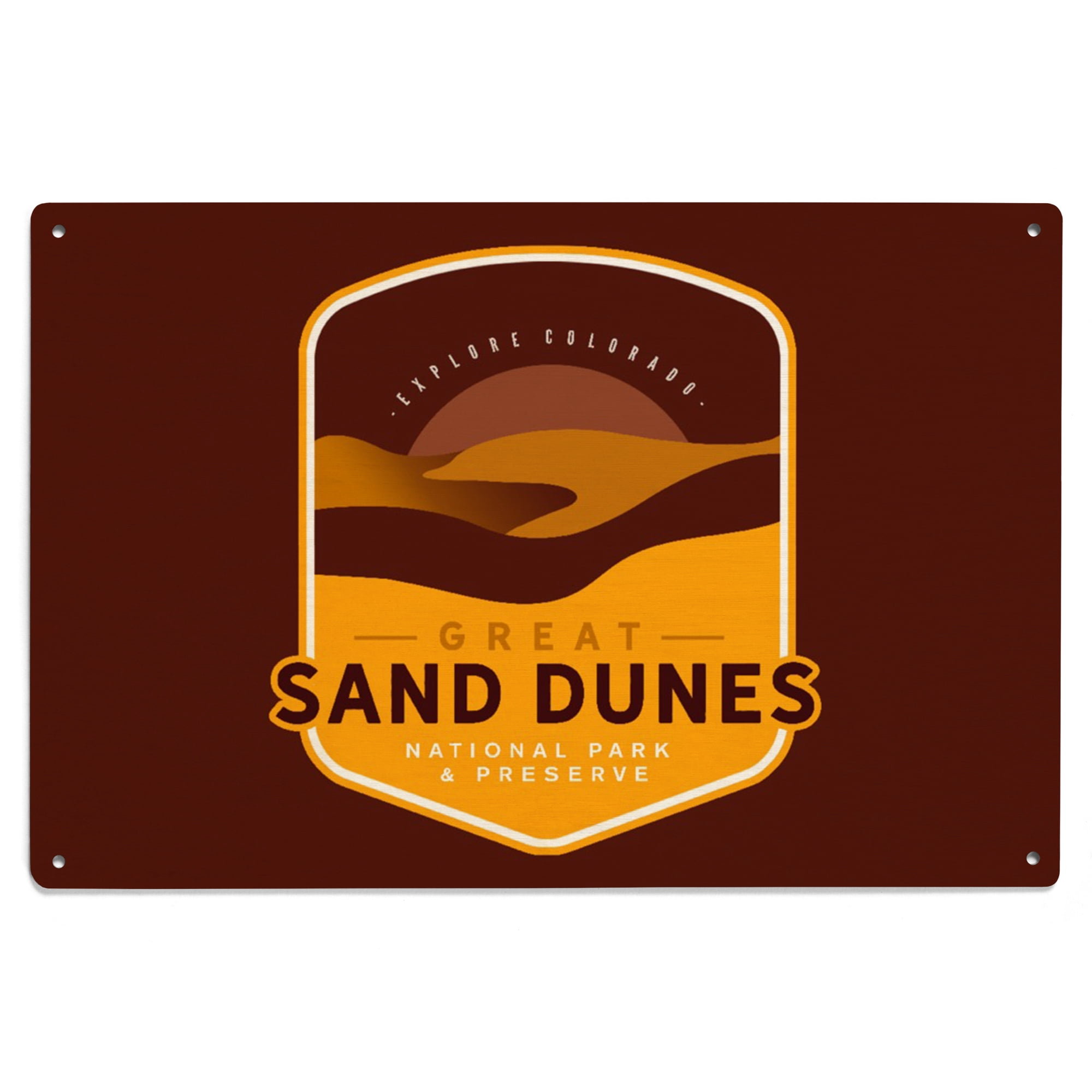 Great Sand Dunes National Park and Preserve, Colorado, Contour Birch ...