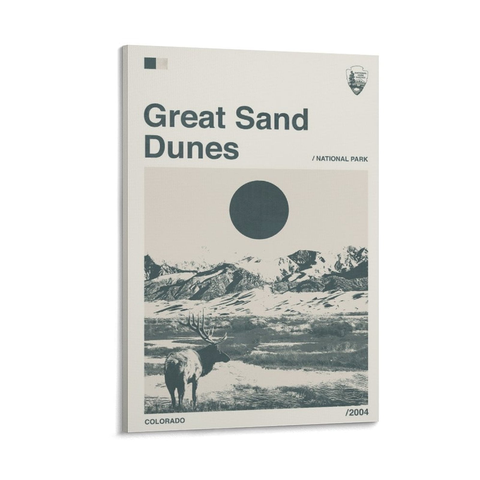 Great Sand Dunes Poster, Great Sand Dunes Art, Colorado Print, Colorado ...