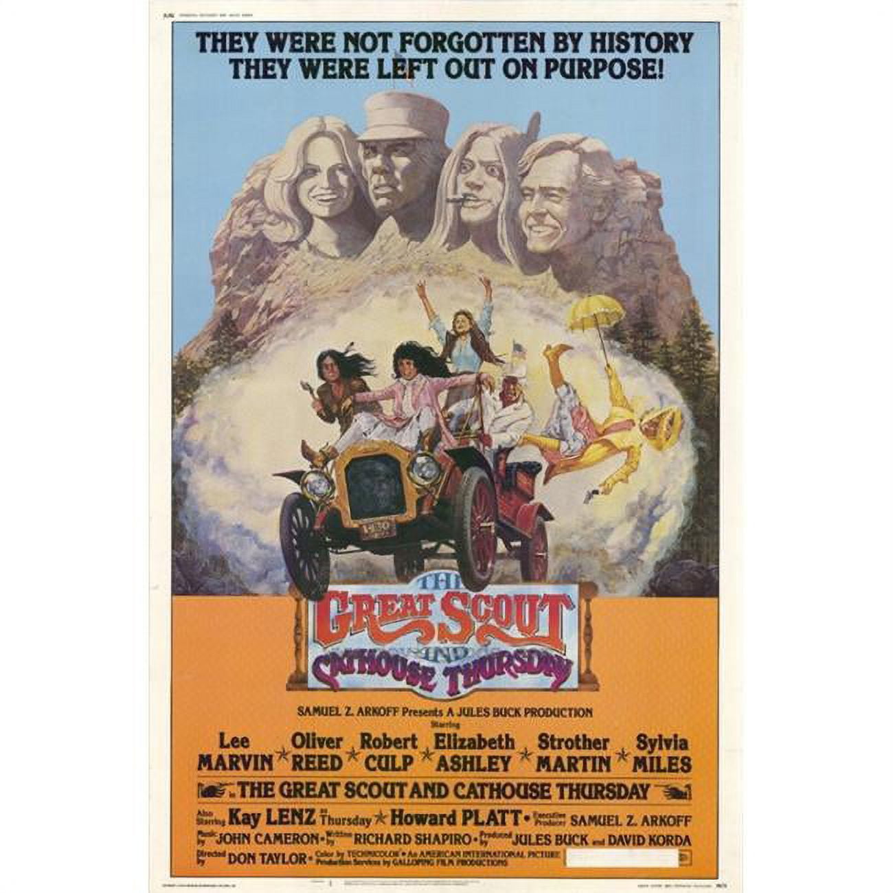 Great Scout & Cathouse Thursday Movie Poster - 27 x 40 in. - Walmart.com
