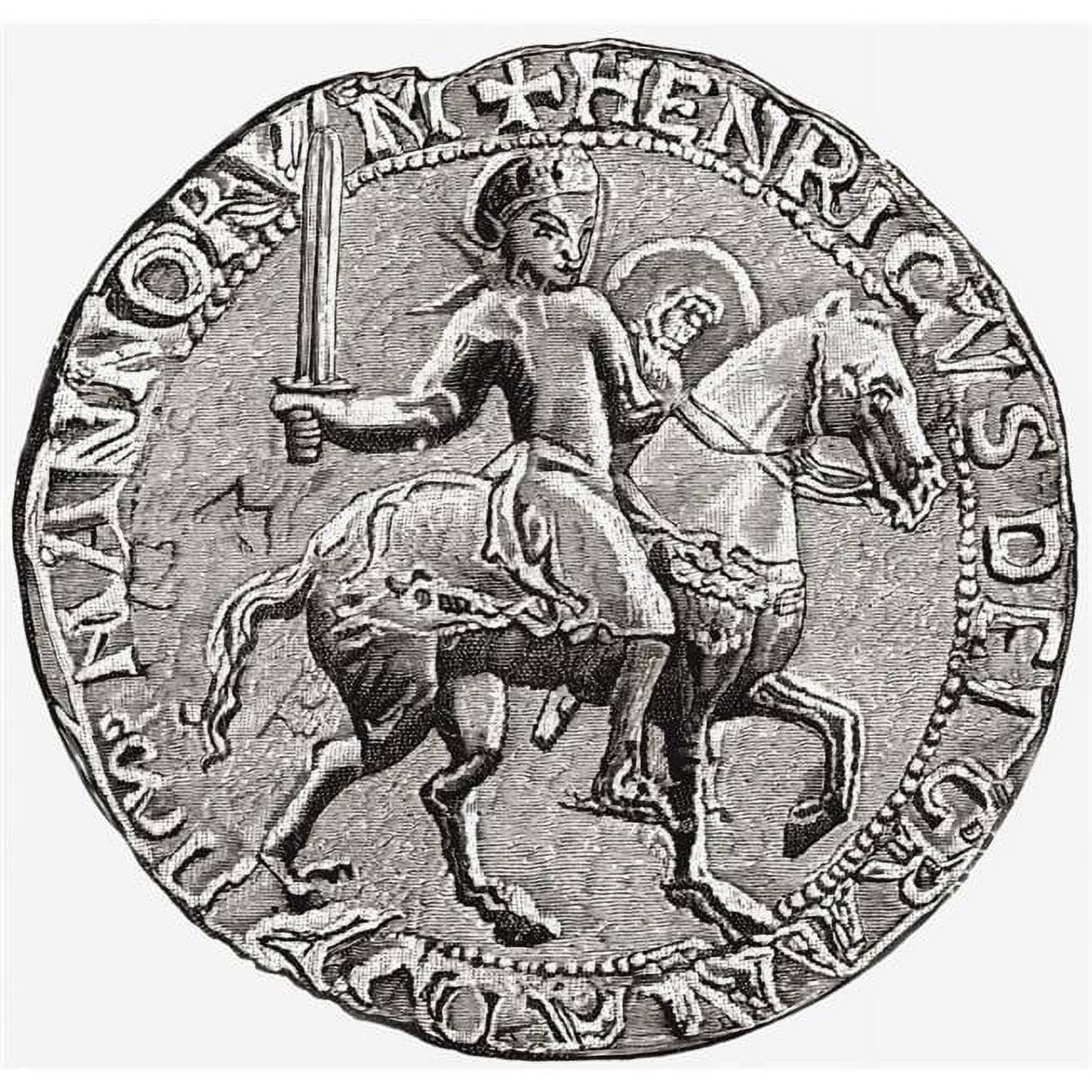 Great Seal of Henry I, C. 1068 to 1 1135 King of England From The Book ...