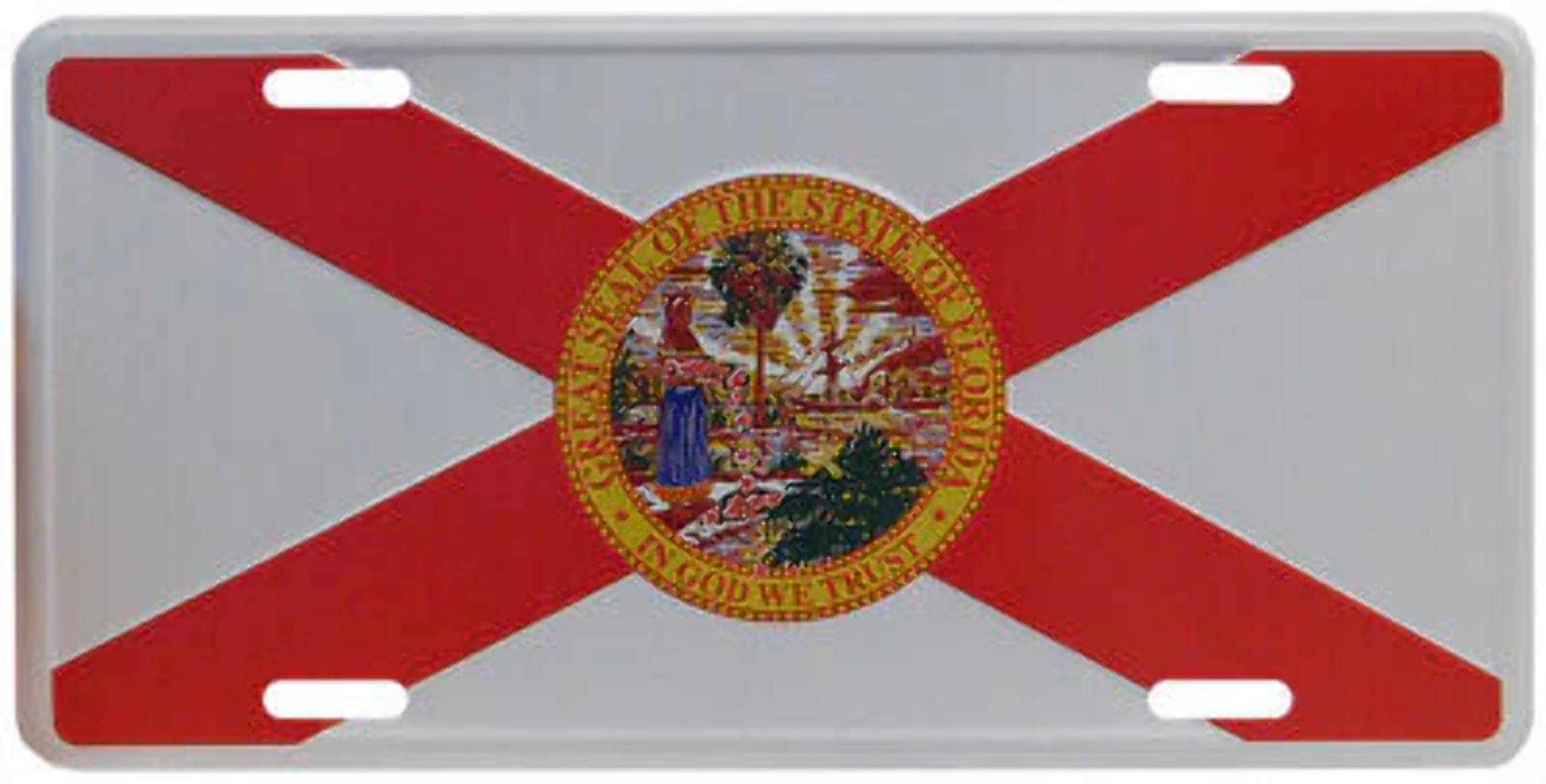 Great Seal Of The State Of Florida 6"x12" Aluminum License Plate ...