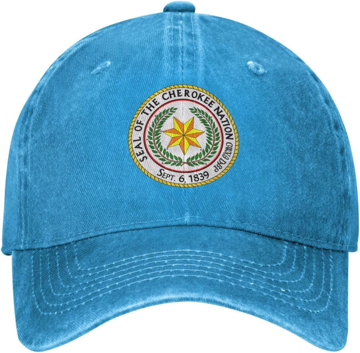 Great Seal of The Cherokee Nation Dad Hat Unisex-Adult Soft Baseball ...