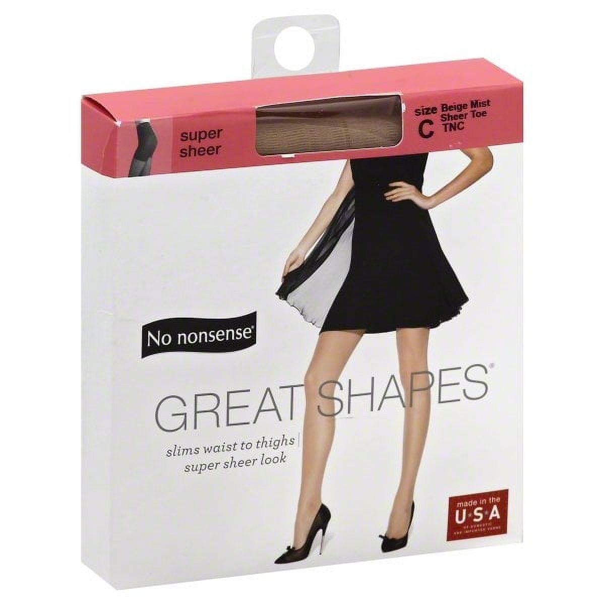 Great Shapes Super Sheer Pantyhose - Walmart Business Supplies