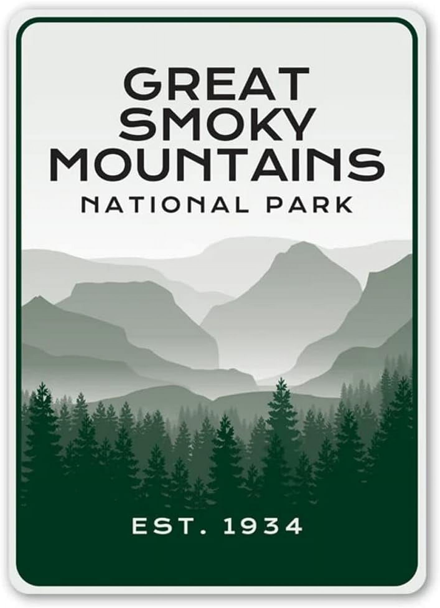 Great Smoky Mountain Sign, National Park Gift, National Park Lover ...
