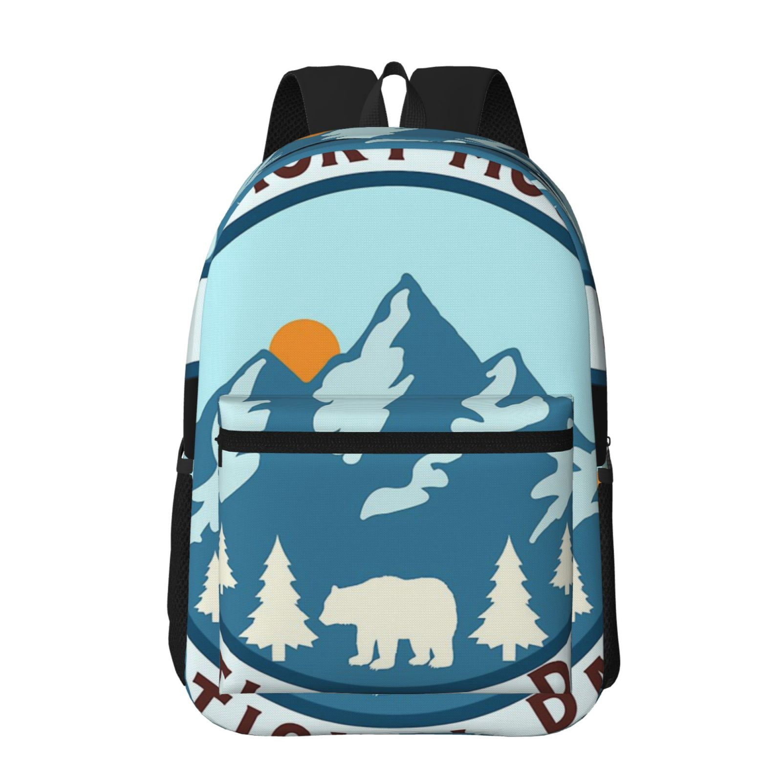 Great Smoky Mountains National Park Black Backpack for Women Men Laptop ...