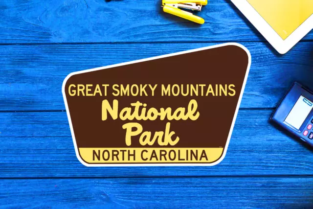 Great Smoky Mountains National Park North Carolina Sticker Decal Phone ...