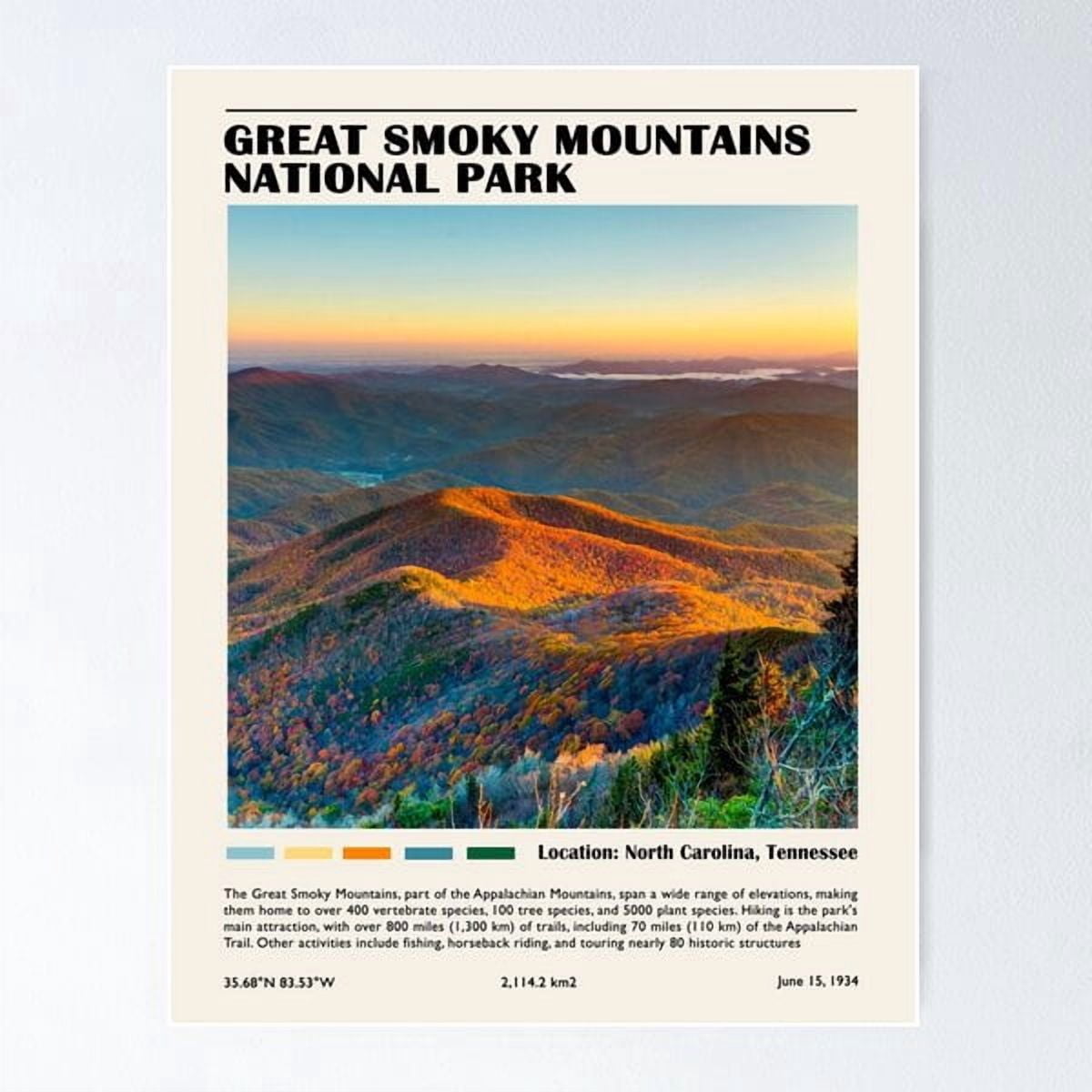 Great Smoky Mountains National Park Poster , Poster Print Only ...
