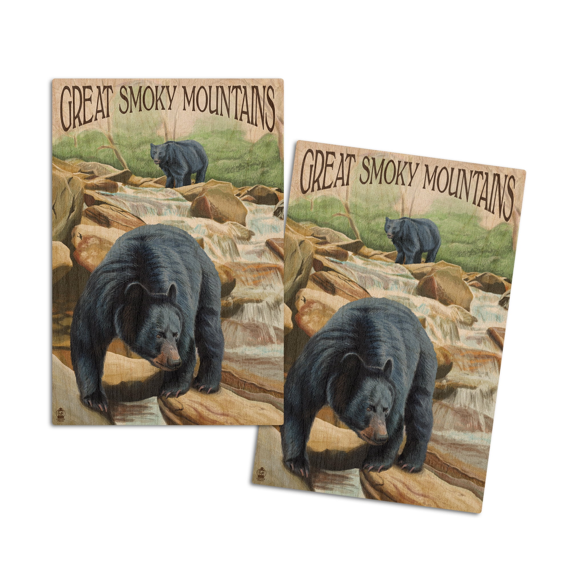 Great Smoky Mountains National Park, Tennessee, Black Bears Fishing ...
