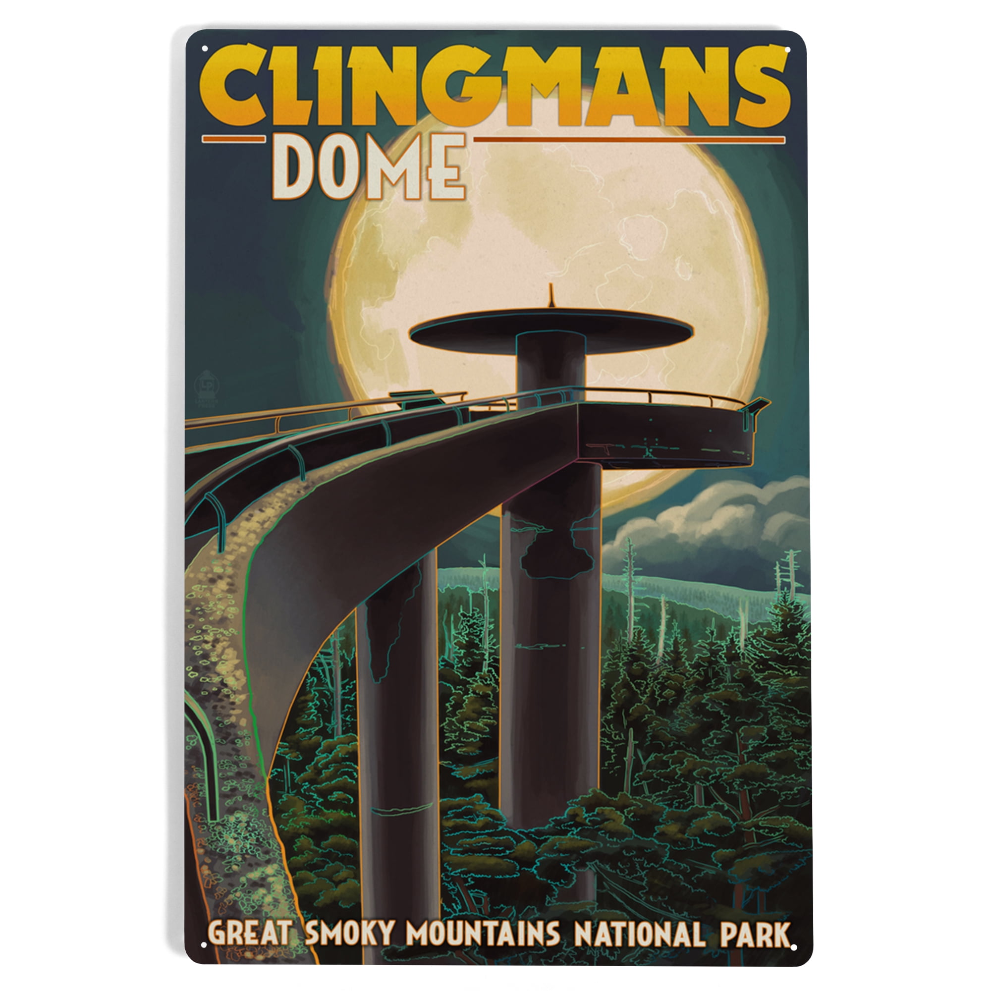 Great Smoky Mountains National Park, Tennessee, Clingmans Dome and Moon ...