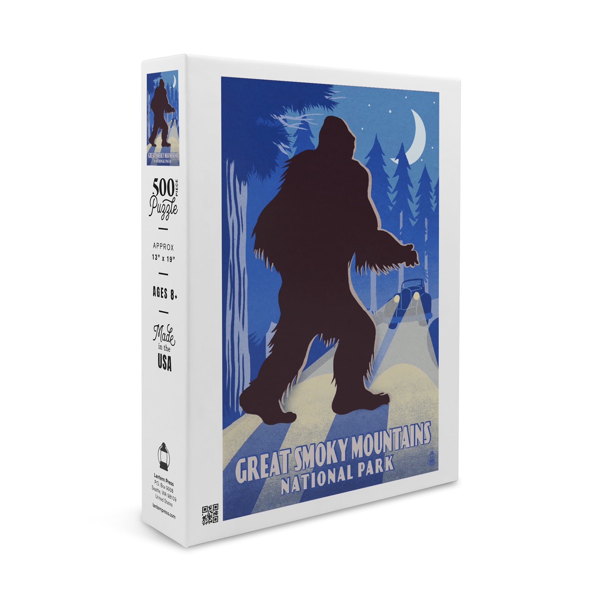 Great Smoky Mountains National Park, Watch for Bigfoot, WPA Style ...