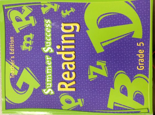 Pre-Owned Great Source Summer Success Reading: Teacher's Edition Grade ...