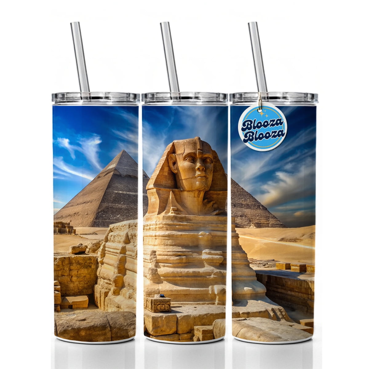 Great Sphinx Of Giza Pyramids Egypt 20oz Insulated Water Bottle Skinny ...