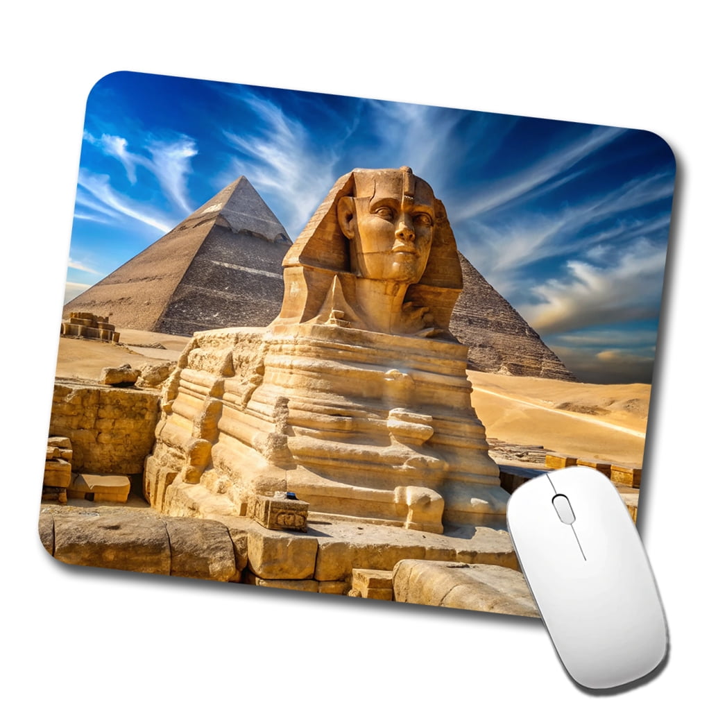 Great Sphinx Of Giza Pyramids Egypt Mouse Pad Low Profile Gaming Mat ...