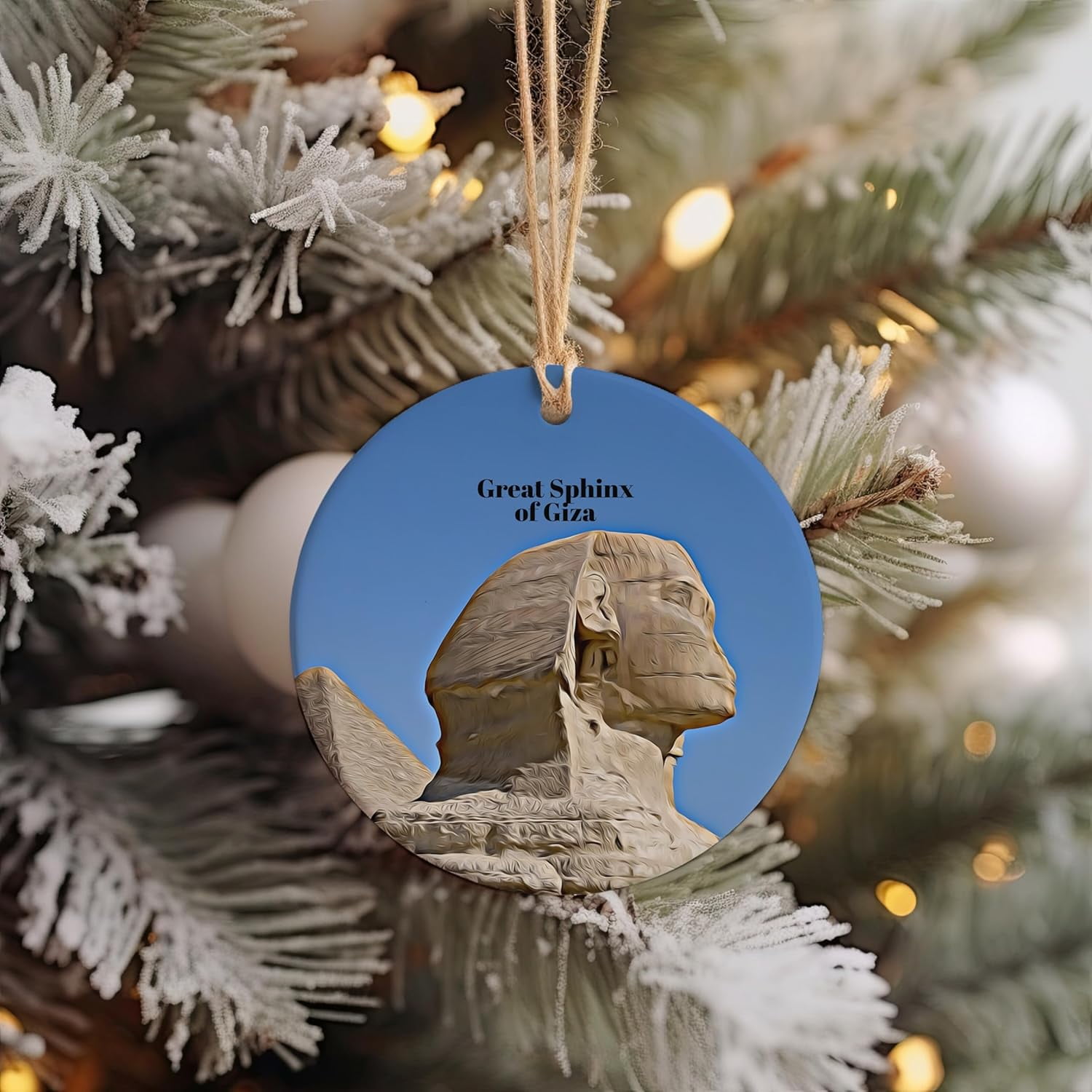 Great Sphinx of Giza Christmas Ornament, Great Sphinx of Giza Gift ...