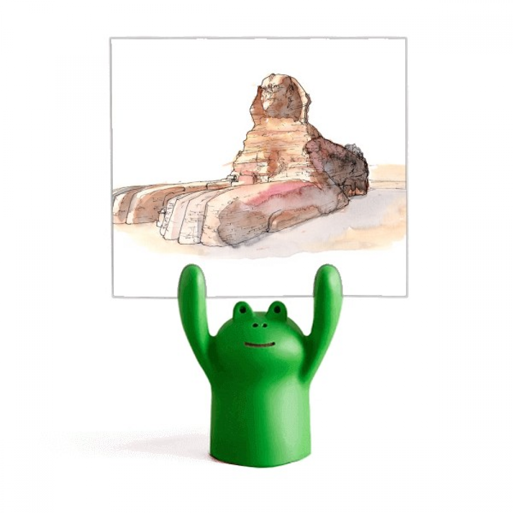 Great Sphinx of Giza in Egypt Memo Holder Cartoon Animal Frog Stand ...