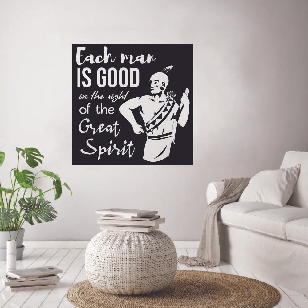 Great Spirit Indian Indians Native American Quote Tribe Quotes Wall ...