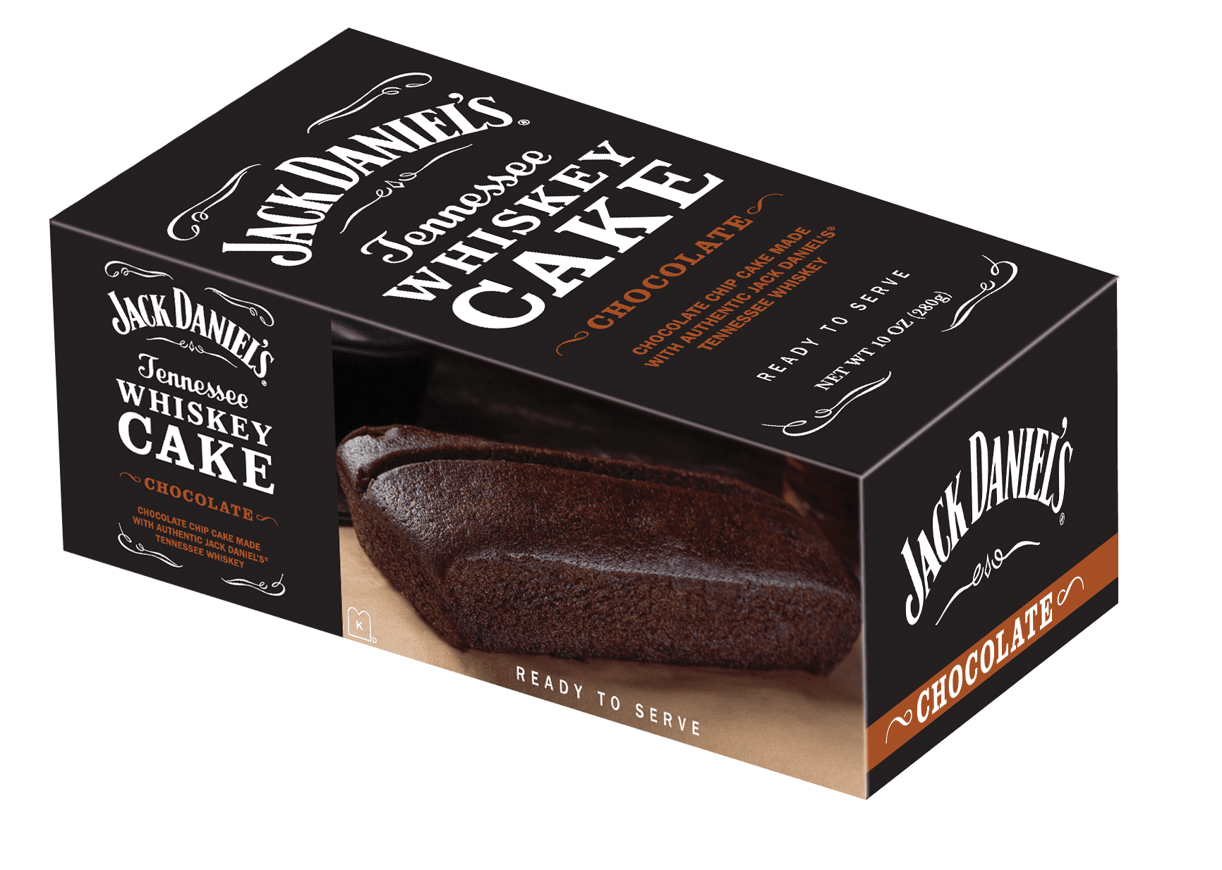 Great Spirits Baking Co. Jack Daniel's Tennessee Whiskey- Chocolate Loaf Cake, 10 oz. - Walmart.com