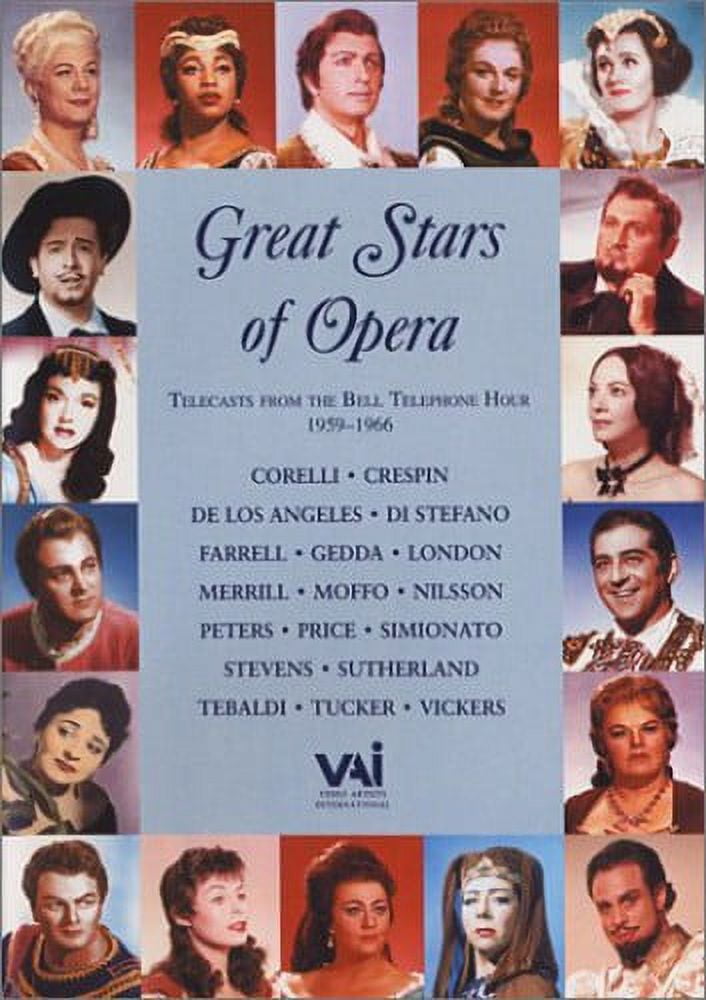 Great Stars of Opera: From Bell Telephone Hour (DVD), Video Artists Int ...