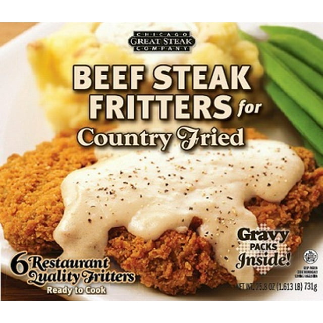 Great Steaks And Mor Country Fried Brd Beef Steaks W/gravy - Walmart.com