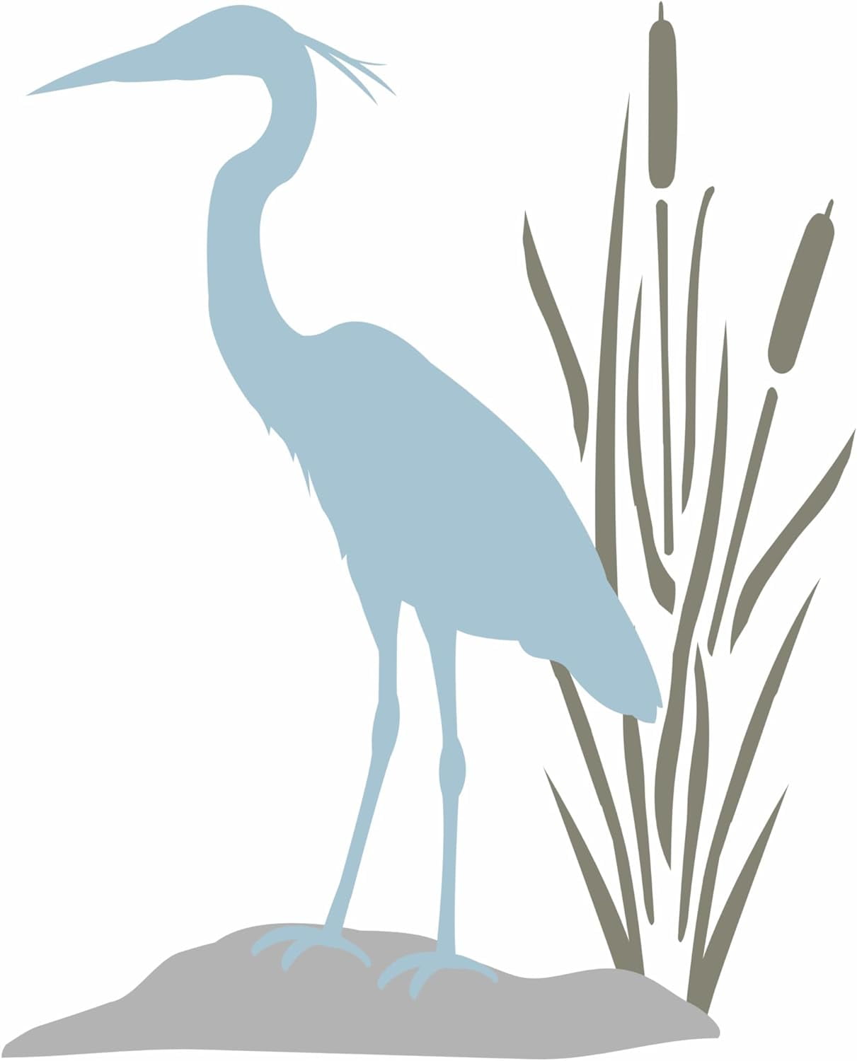 Great Stencil Wetland Marsh Cattails DIY Art Signs (18") - Walmart.com