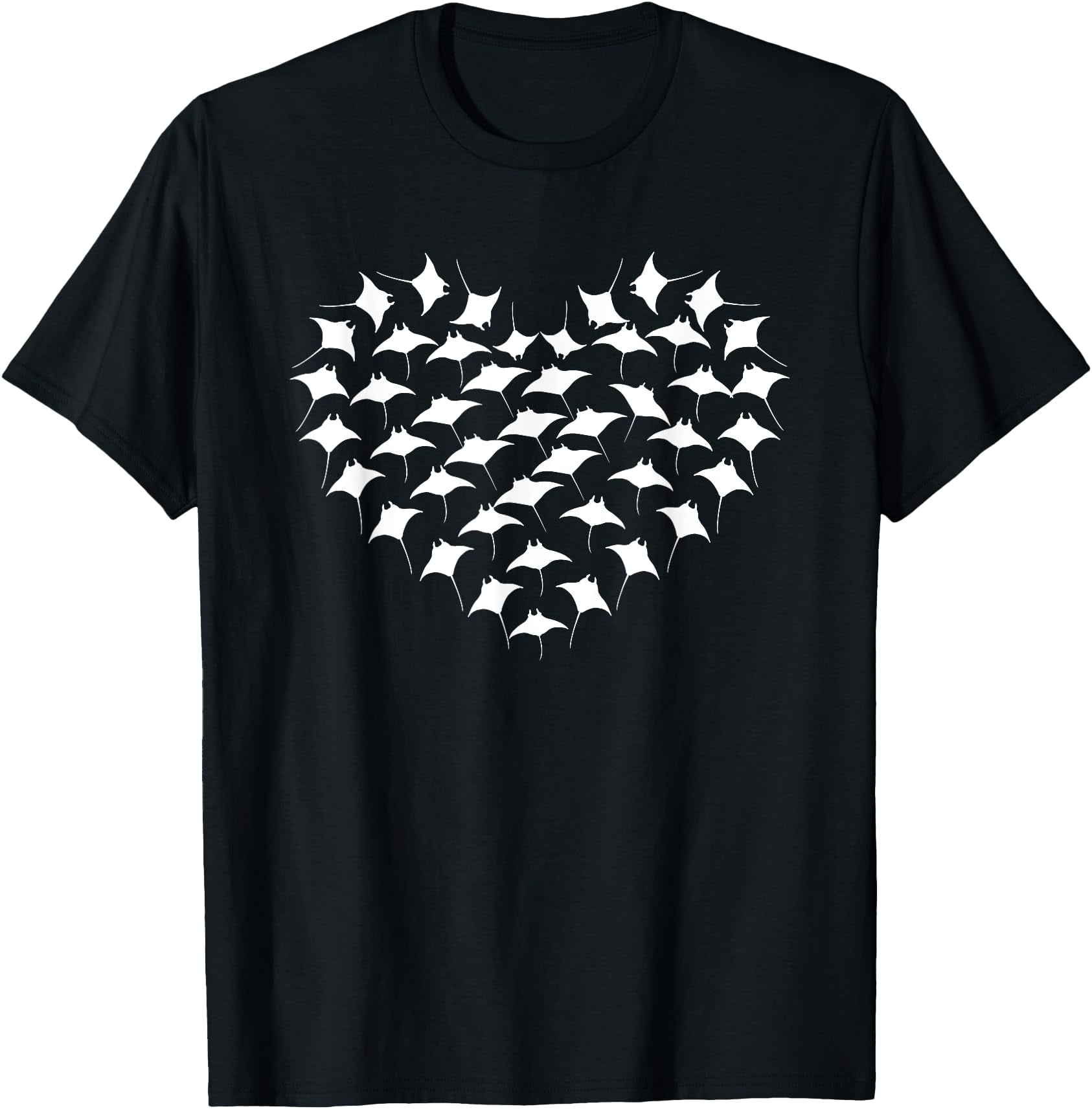 Great Stingrays Heart Ocean Diving Manta Ray Softstyle Unisex T-Shirt ...