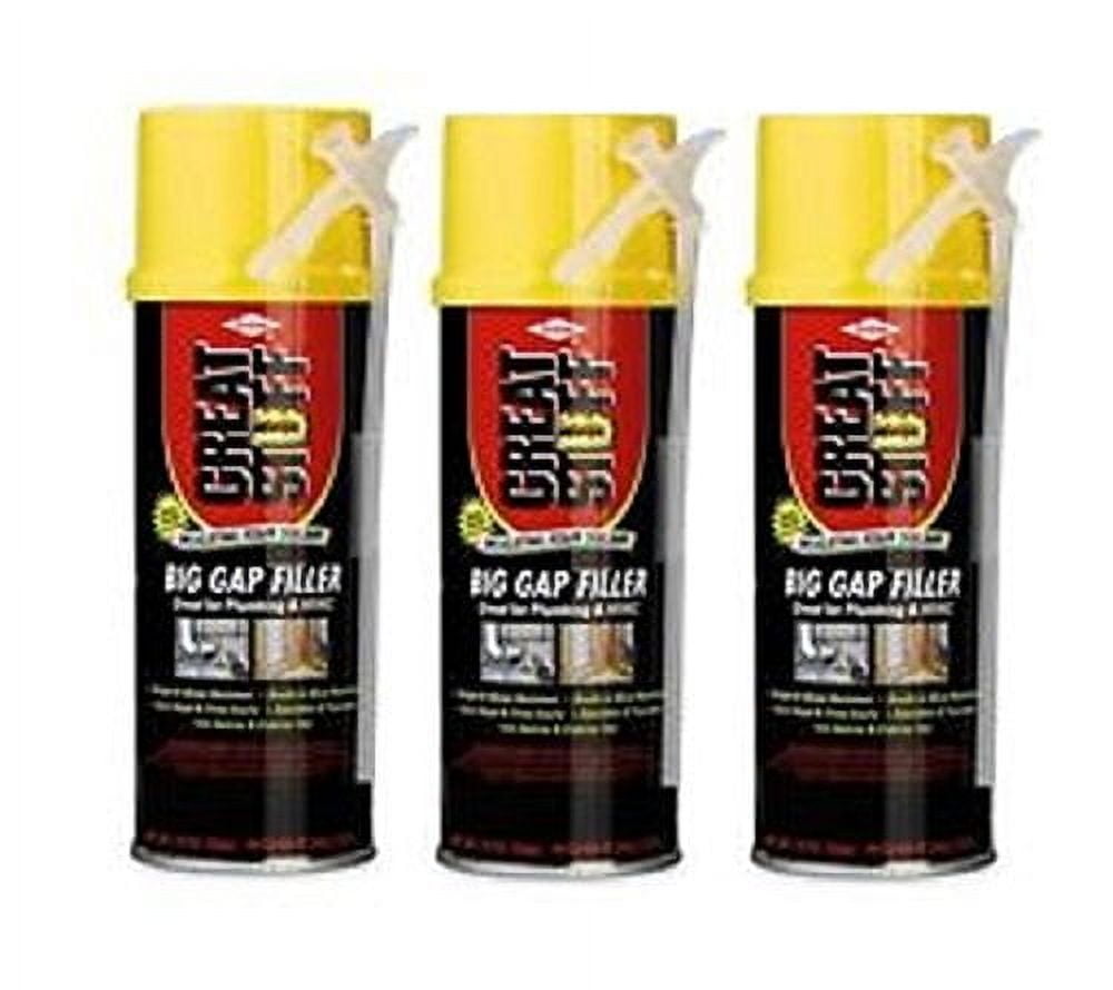 Great Stuff Big Gap Filler Expanding Straw Foam 12-Ounce- 157906 -Pack of 3 cans - Walmart.com