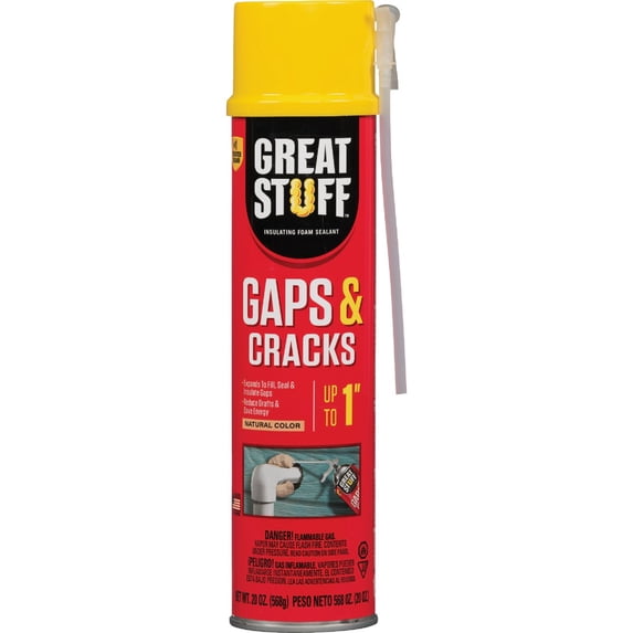 Great Stuff Gaps & Cracks Insulating Foam Sealant - Pack of 12 ...