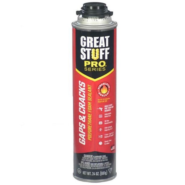 Great Stuff Gaps & Cracks Orange Polyurethane Insulating Foam Sealant ...