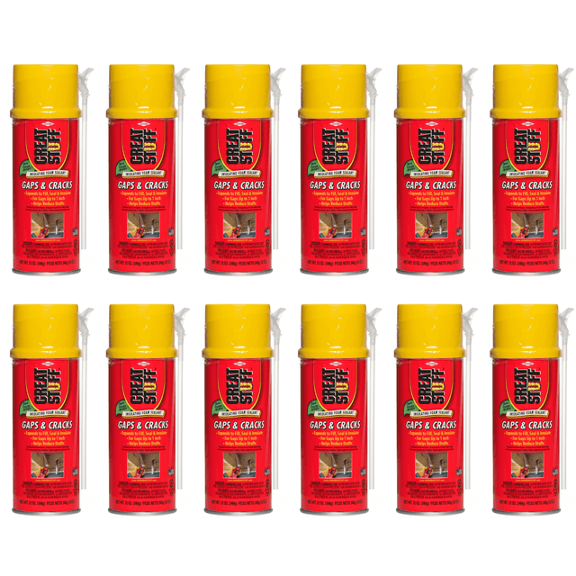 Great Stuff Gaps and Cracks Insulating Foam Sealant,12 Ounce - Case of ...
