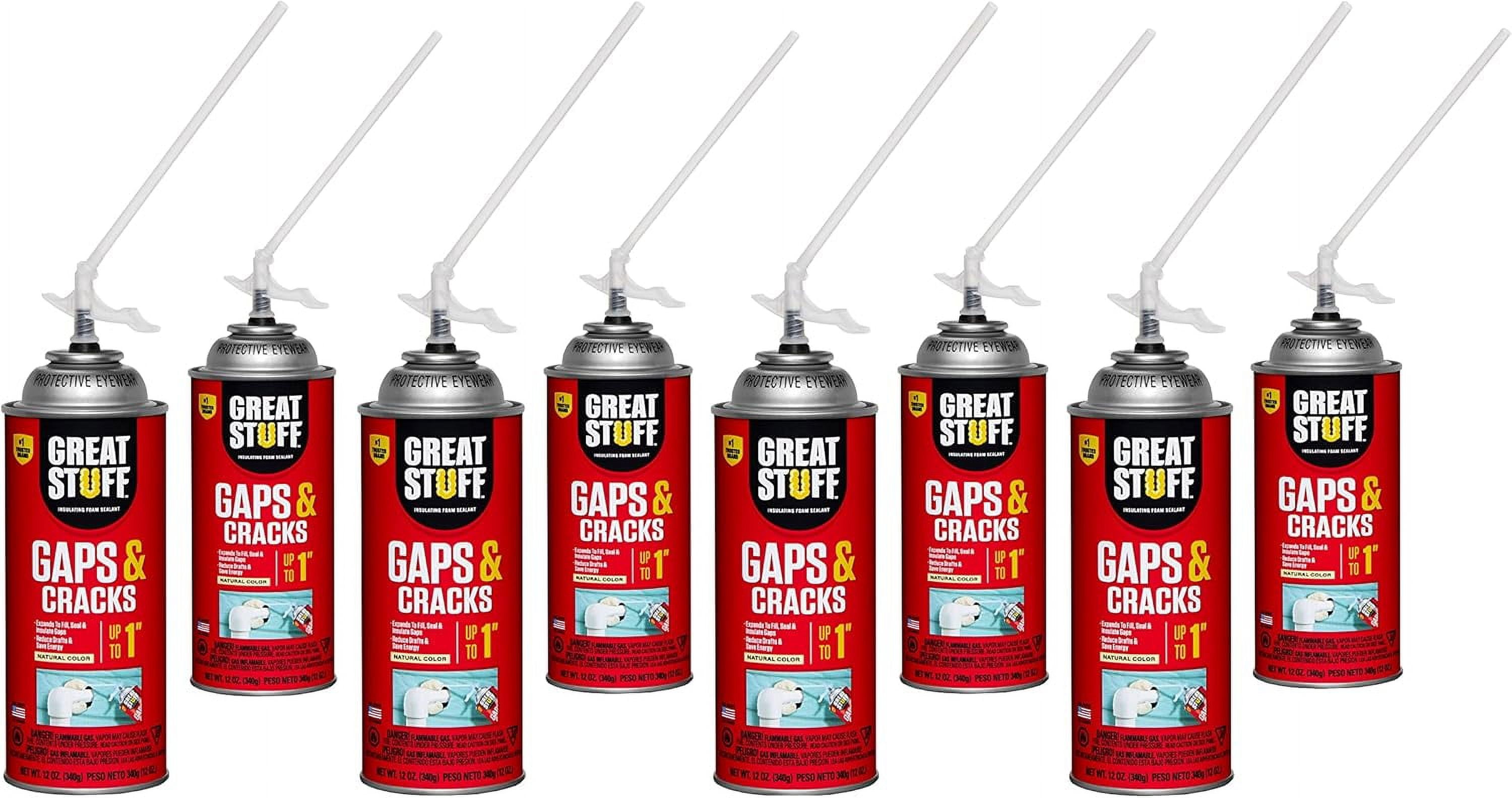 Great Stuff Insulation/Expanding Foam Gaps & Cracks Standard Straw ...