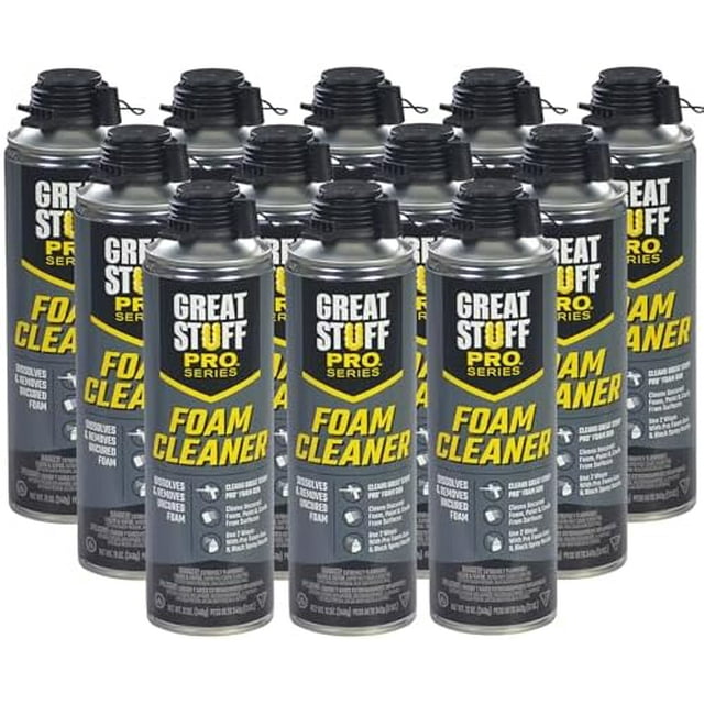 Great Stuff PRO Foam Cleaner 12oz. For Use With PRO Series Spray Foam Applicators - Walmart.com