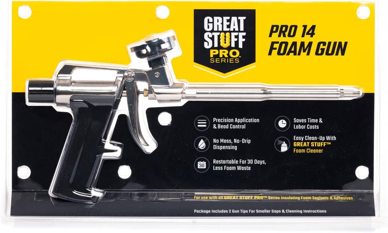 Great Stuff Pro 14 Foam Dispensing Gun, Silver - Walmart.com